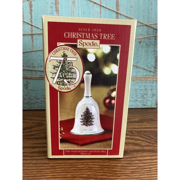 Spode | Holiday | Spode 75th Anniversary 23 Christmas Tree Bell In Box ...